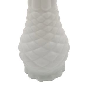Accents | Milk Glass Diamond Quilt Pattern Bud Vase Vintage Table Decor ...